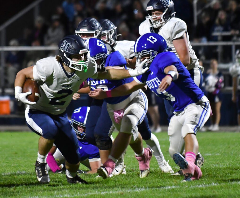 Offensive line came up huge as Muncy beat South 49-21 to win fourth ...